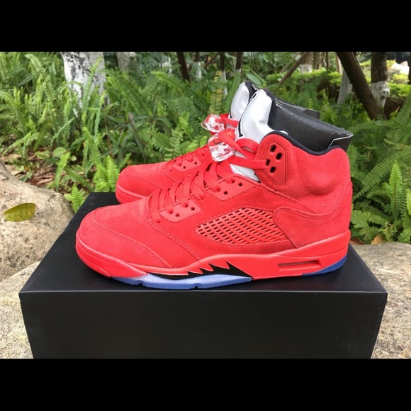 Jordan | Shoes | Air Jordan Retro 5s Red Suedes | Poshmark